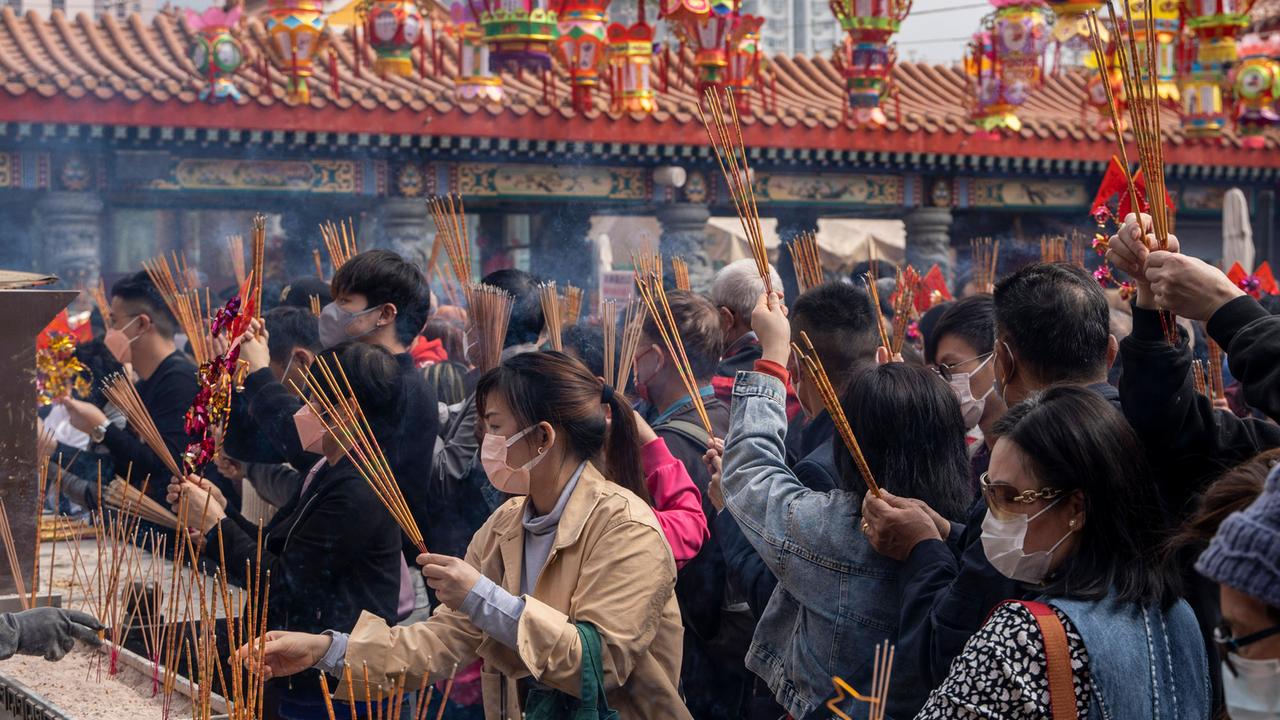 Chinesen feiern Neu-Jahr