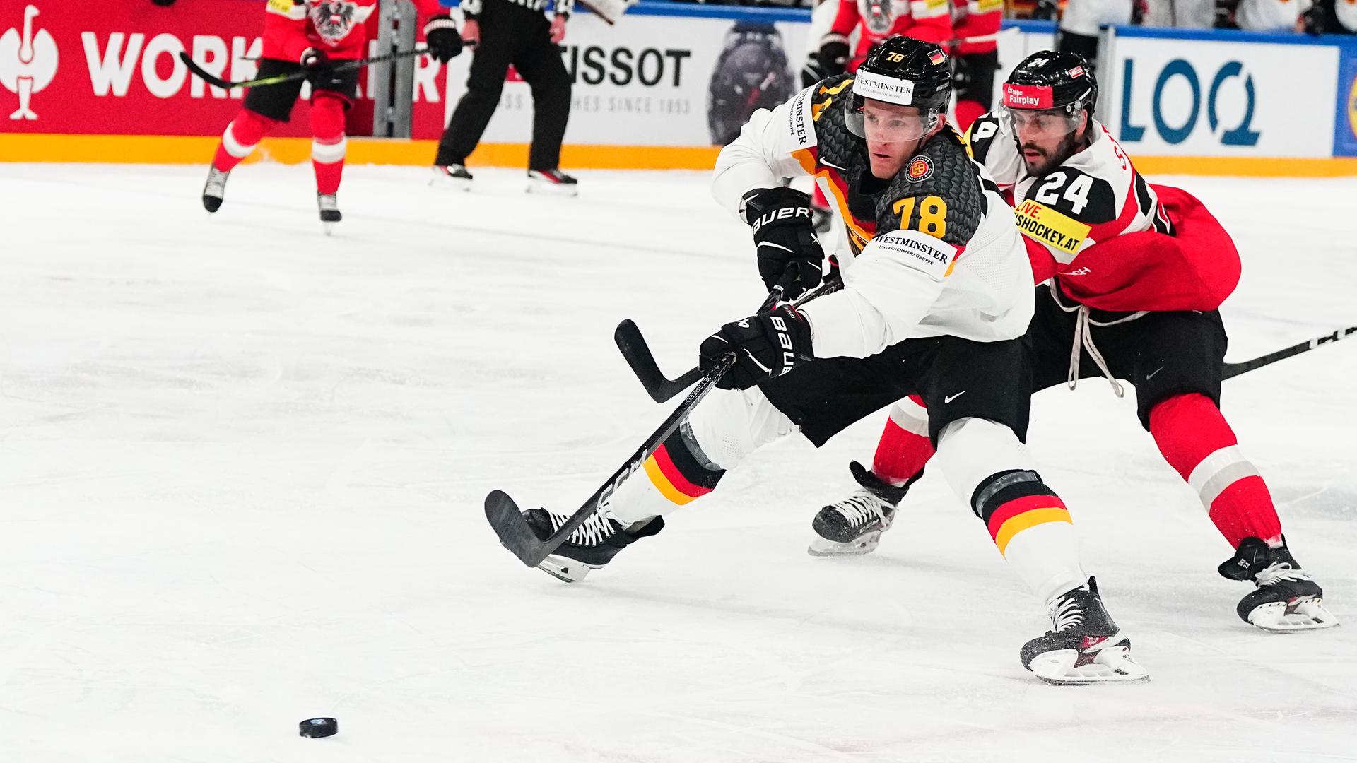 Eishockey - Deutschland schlägt Österreich 4:2