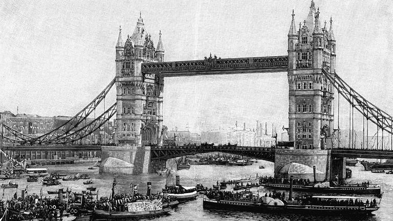 Vor 125 Jahren - Eröffnung der Tower Bridge | deutschlandfunk.de