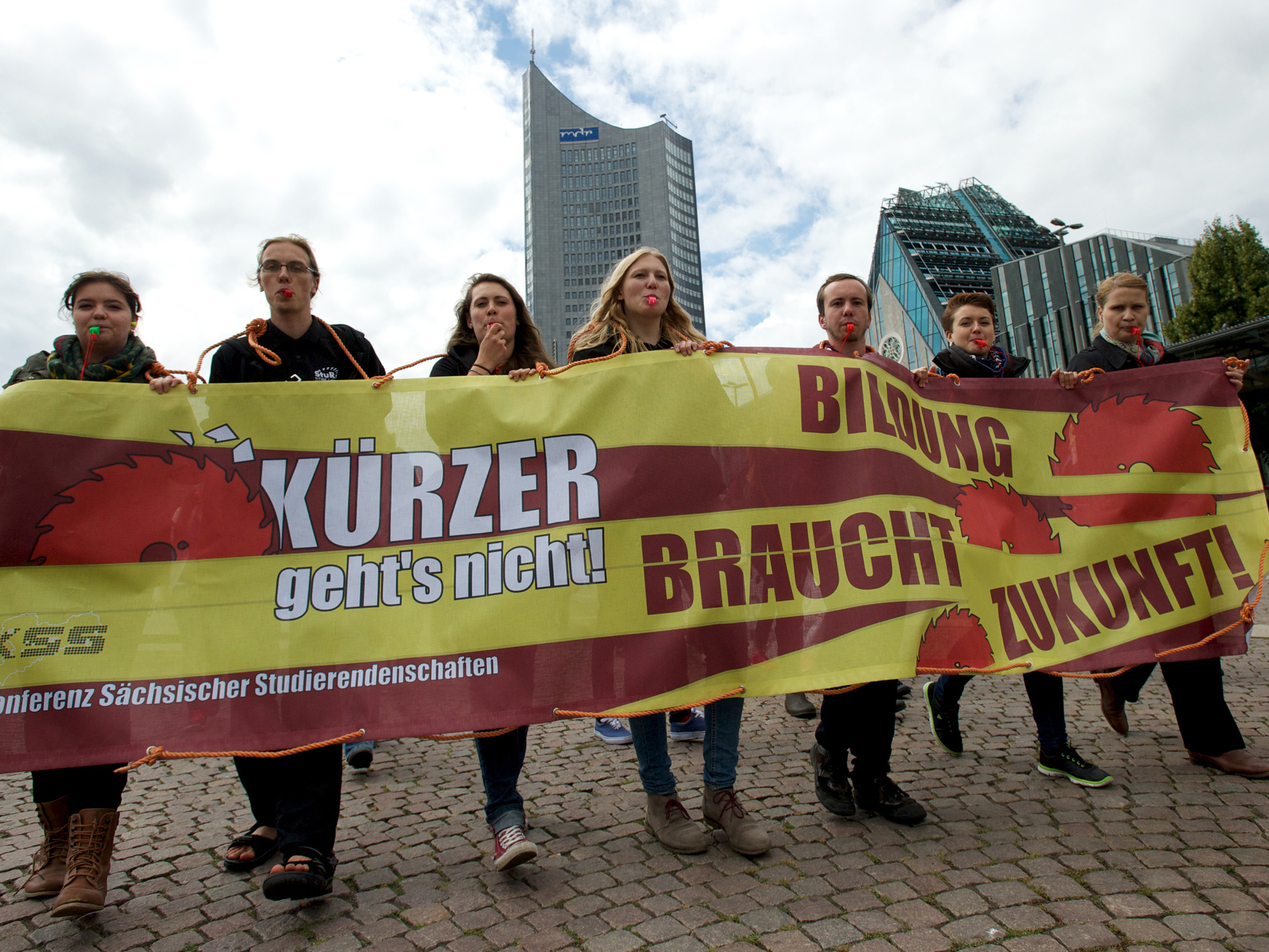 Hochschulkürzungen - Leipziger Studenten protestieren weiter ...