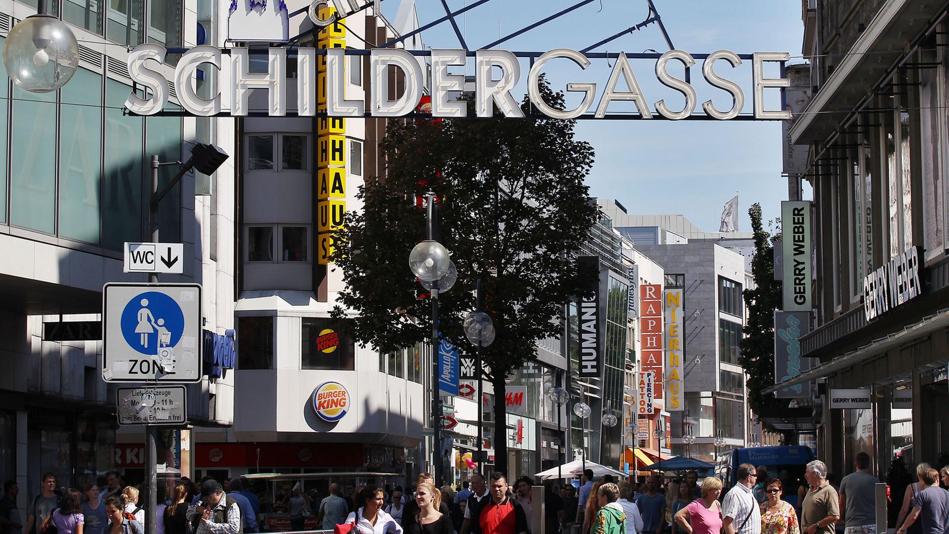 Schildergasse in Köln - Wo sind all die Bänke hin?