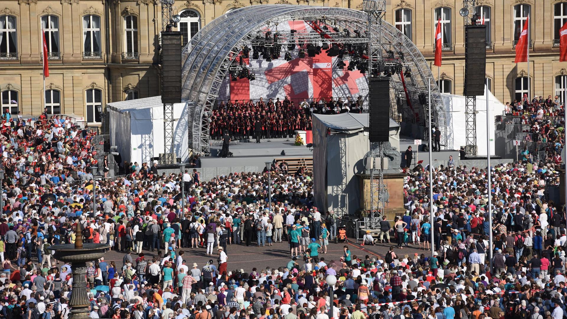 Kirchen-Tag in Stuttgart