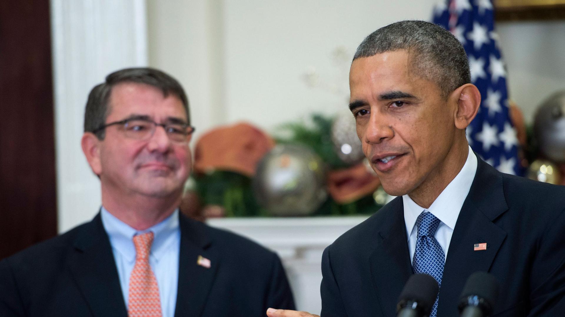 Neuer Pentagon-Chef - Obama weist Carter in Schranken | deutschlandfunk.de