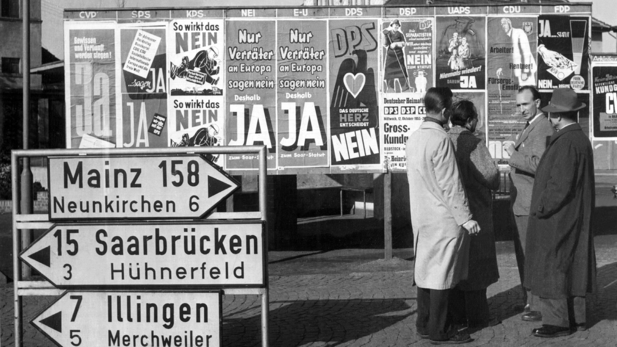 Vor 60 Jahren - Schicksalsstunde an der Saar | deutschlandfunkkultur.de