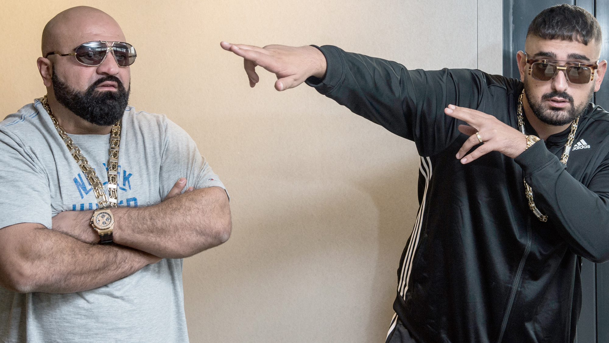 Deutscher Hiphop - Stehen zwei Rapper auf der Bühne ...