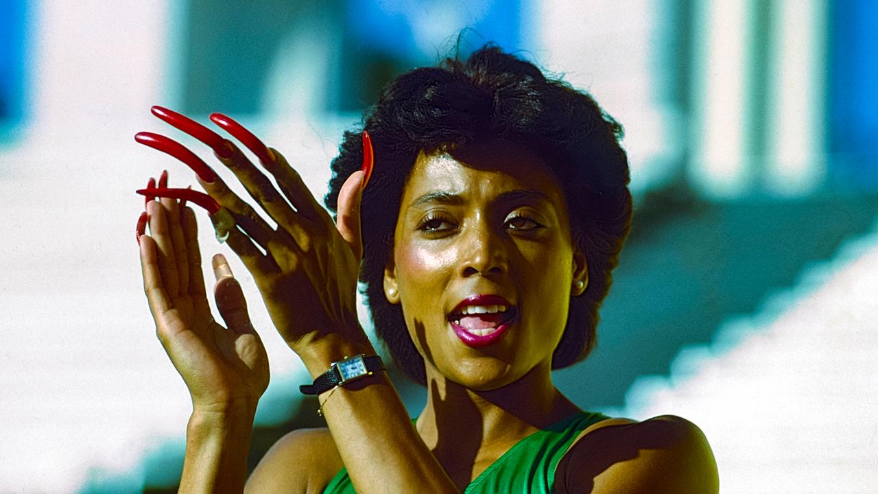 Florence Griffith-Joyner sprintete zum Weltrekord über 100 Meter