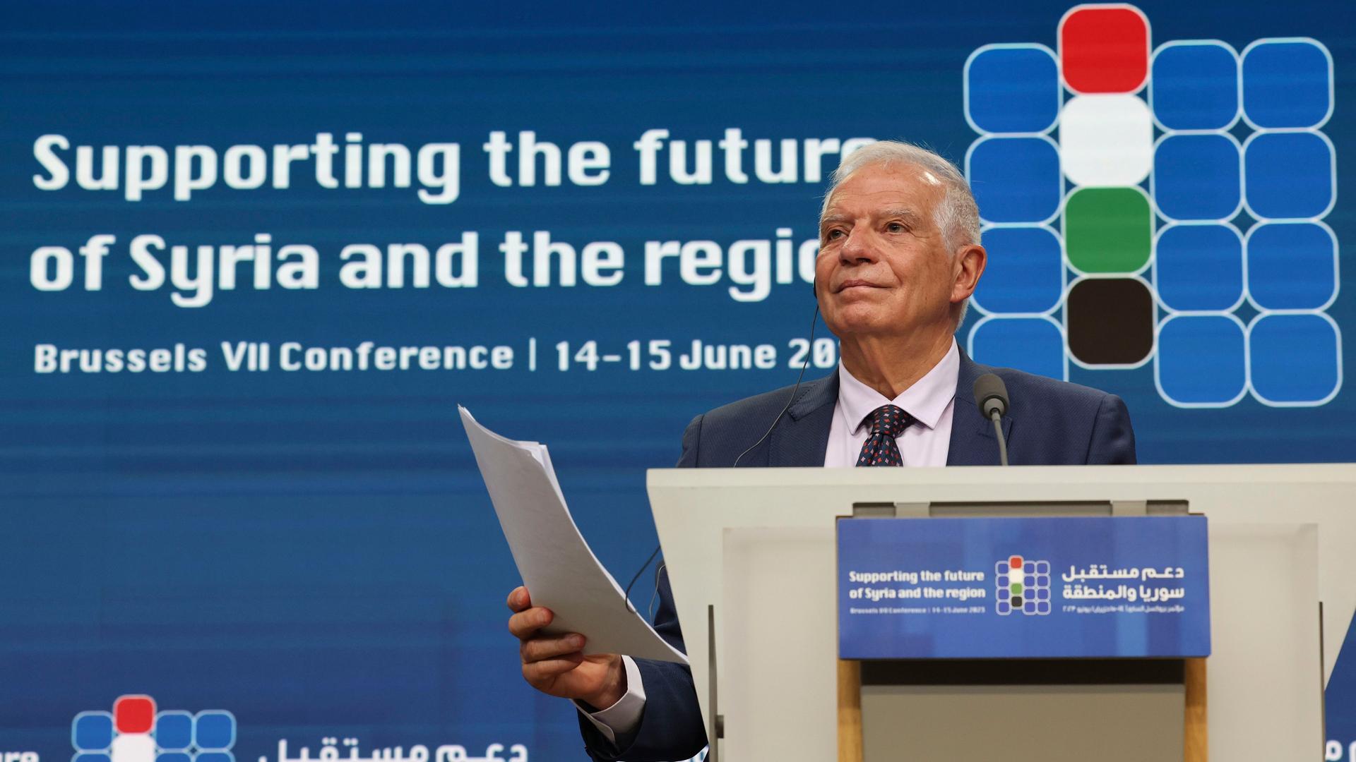 Brüssel - EU-Geberkonferenz sammelt 5,6 Milliarden Euro für Syrien Brüssel - EU-Geberkonferenz sammelt 5,6 Milliarden Euro für Syrien