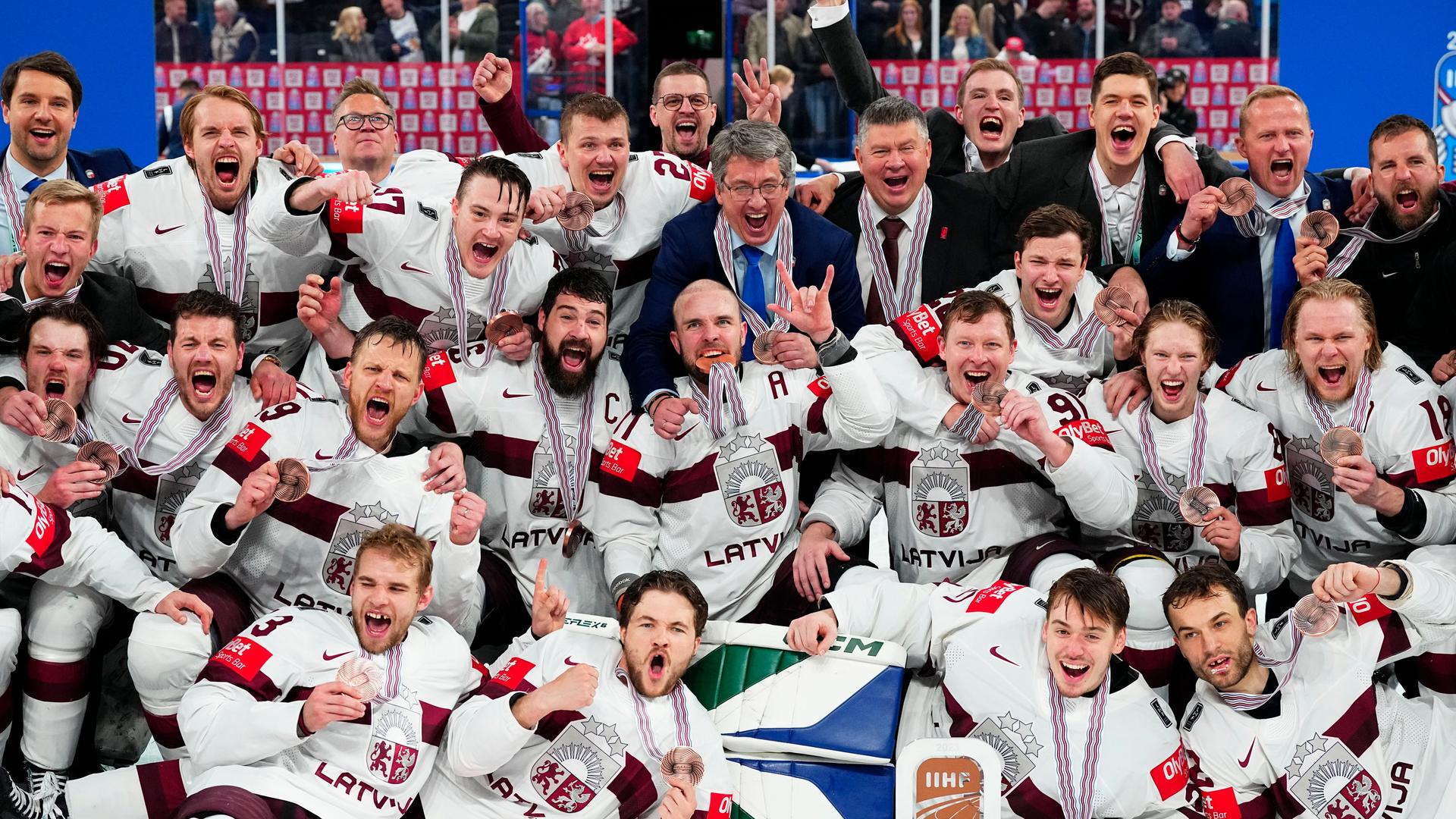 Bronze bei Eishockey-WM - Lettland erklärt Montag zum Feiertag