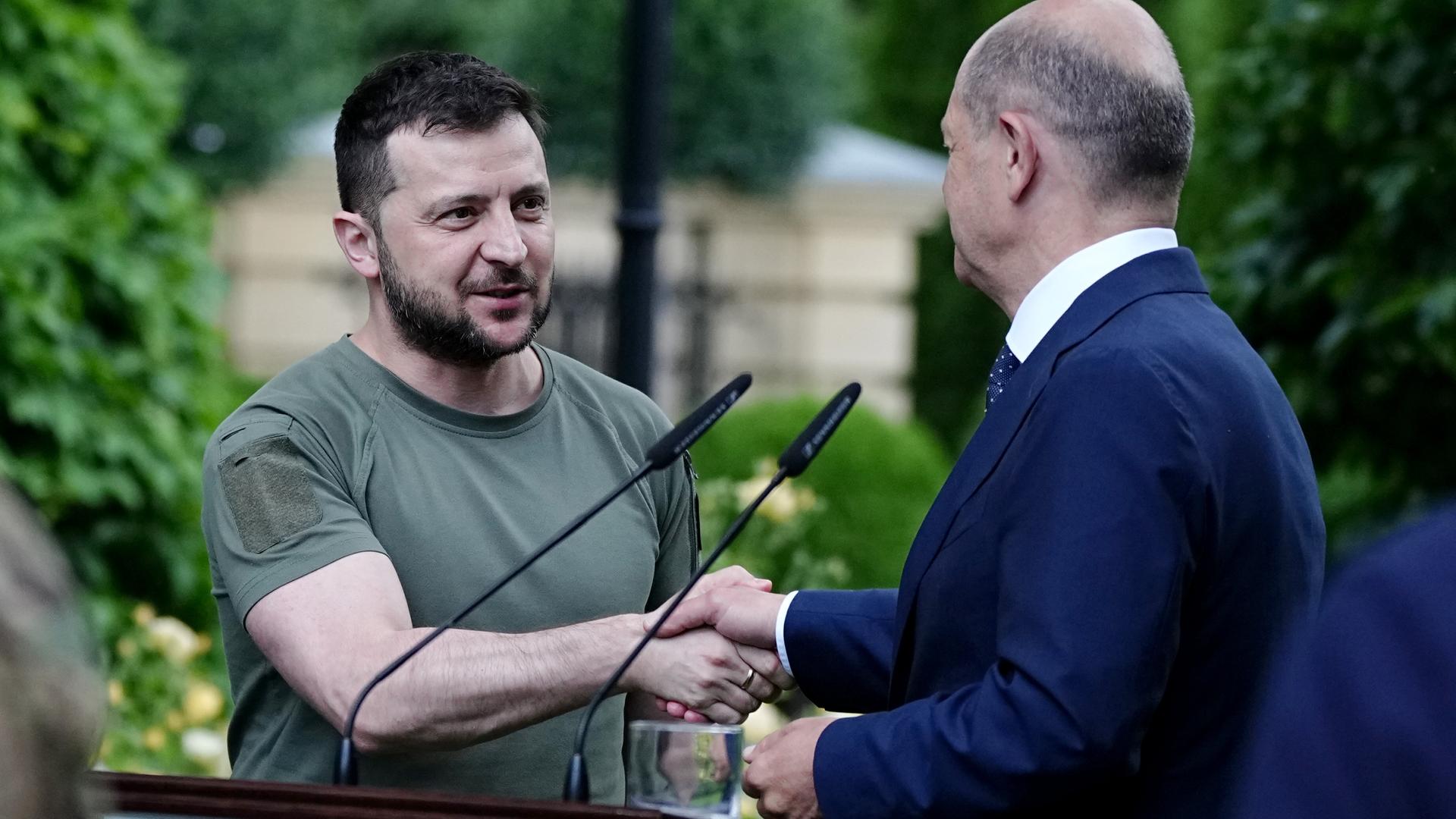 Ukraine - Präsident Selenskyj kommt Mitte Mai nach Deutschland