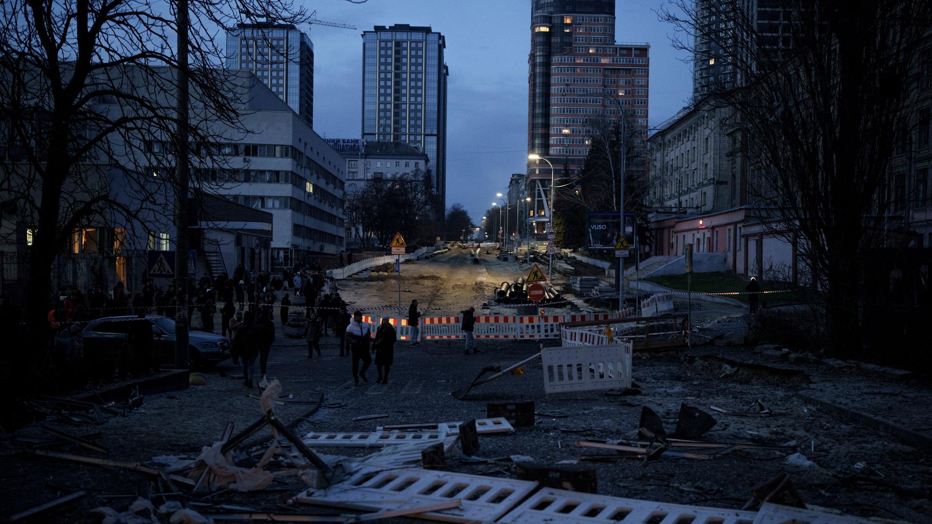 Ukraine-Krieg - Heftige Luftangriffe auf Kiew